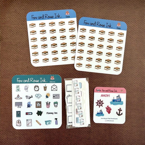 Computer Stickers/ Planner Stickers Sheet/ Desktop Stickers for ...