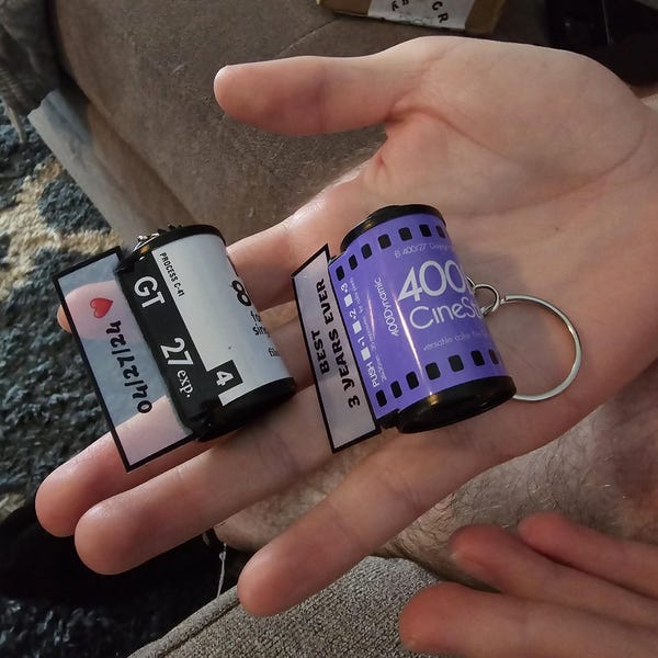 Memory Film Keychain 1-10 Photos - Personalized Camera Roll Gift, Photo ...