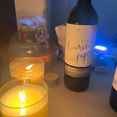 DIY Personalizable Digital Template Graduation Gift, Phd Wine Label ...