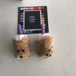 Sprinkle Mochi Donut Pom Pom Christmas Ornament | Etsy