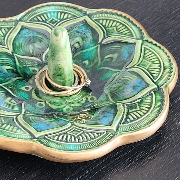 GIGI Family Tree With 4 Birdies Ceramic Trinket Bowl Mothers Day ...