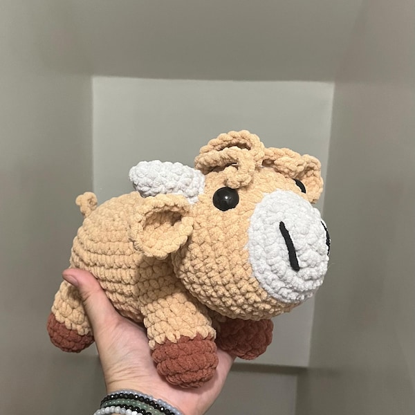 Mini Cow Crochet Pattern Standing Cow 4-in-1 Pattern Bundle Amigurumi ...