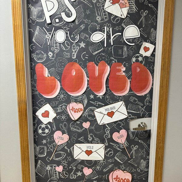 Retro Fall Bulletin Board, DIY Classroom Bulletin Board Door Decor ...