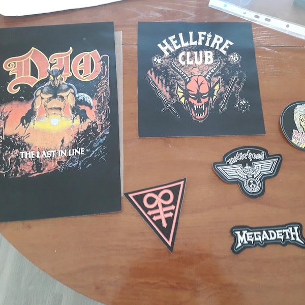 Dio - the Last in Line Back Patch Cosplay - Eddie Munson HALLOWEEN ...