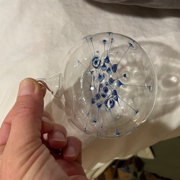 Handcrafted Vibrant Glass Spring Garden Flower Plate - Unique Fused ...