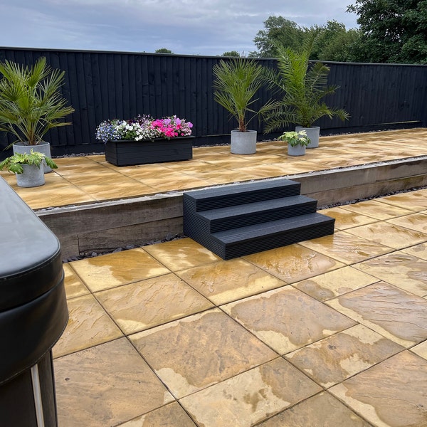 3 Tier / Rise Hot Tub Steps / Spa Steps / Caravan Steps - Etsy