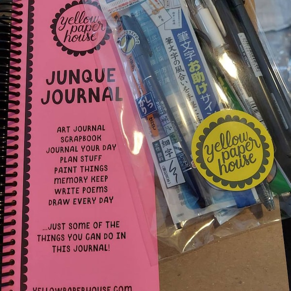 9" X 7" JUNQUE JOURNAL - for Art Journaling, Scrapbooking, Junk Planner ...
