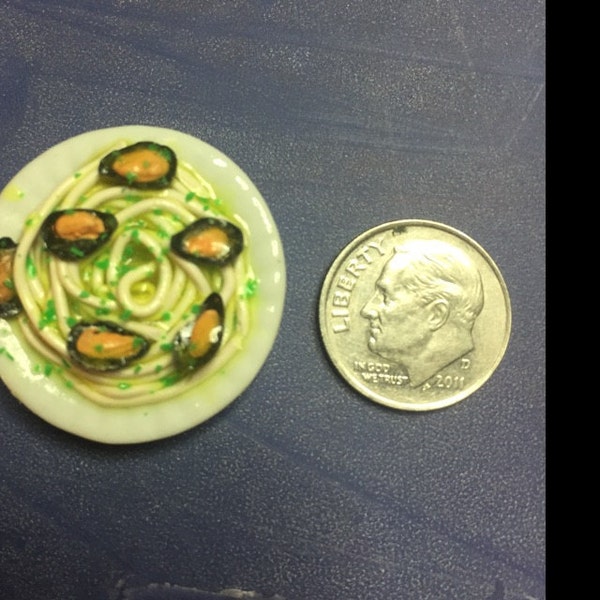 Polymer Clay Mold // Mussel Shell Mold in 1:12 Scale // Miniature Food ...