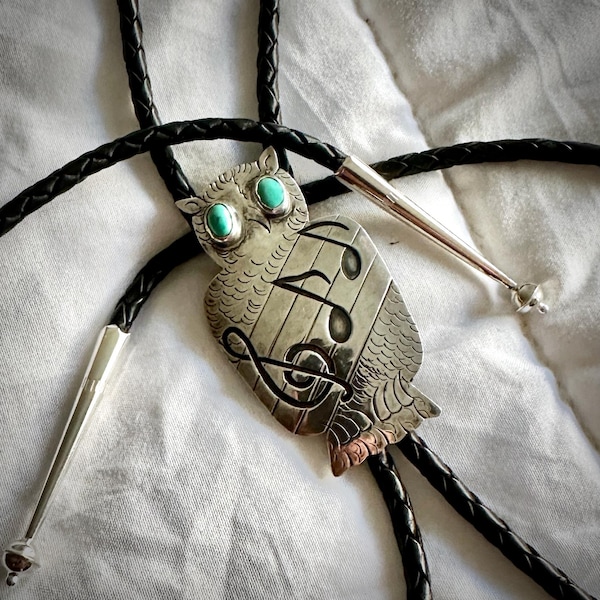 Sterling Silver With Turquoise Ornate Appliqué Southwestern Bolo Tie - Etsy