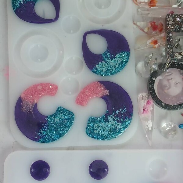 2 Part Jar Resin Molds Silicone With Lid- DIY Storage Jar With Lid ...