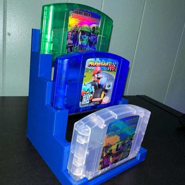 Game Boy Cartridge Storage Tray for Nintendo GB, GBC, or GBA Carts, 10 ...