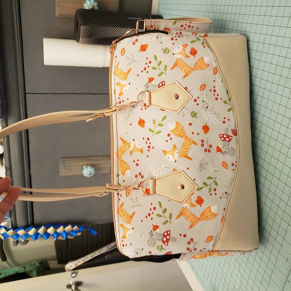 Swoon Patterns: Blanche Barrel Bag - PDF Vintage Bag Purse Sewing ...