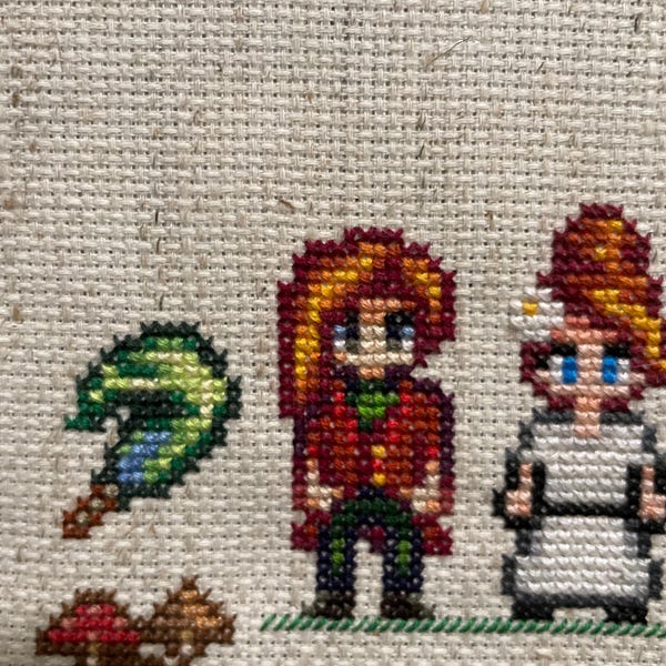 Stardew Valley Villagers Cross Stitch Pattern - Etsy