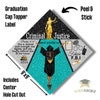 Graduation Cap Topper Label/criminal Justice Major/ Future FBI - Etsy