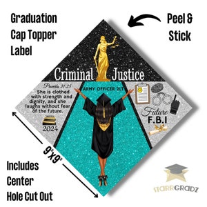 Graduation Cap Topper/classy Graduate/ Red Glitter/ Black Girl Magic - Etsy