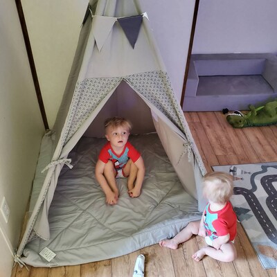 Teepee Mat Double Sided Cotton Mat for Teepee Tipi Padded Mat Teepee ...