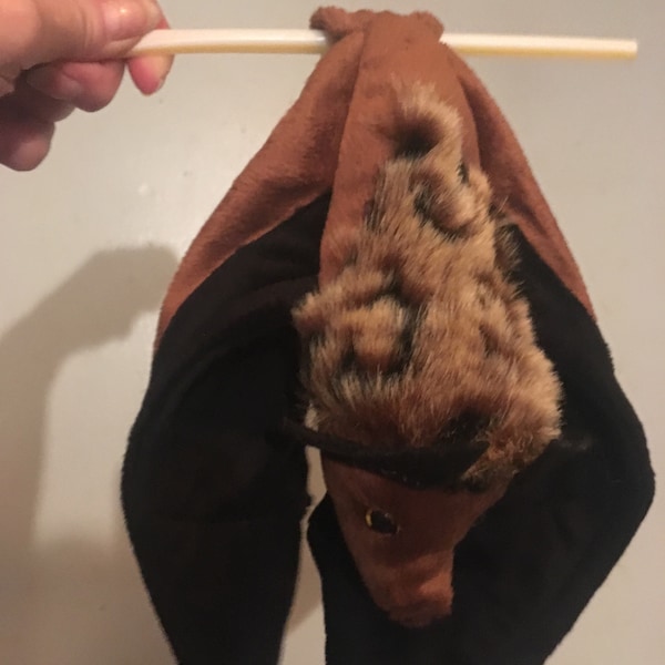 Bat Plush, Fruit Bat, Flying Fox Cute Toys Bat Stuffed Animal Halloween ...