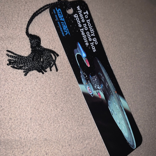Vintage 1990s Star Trek the Next Generation TNG Bookmarks With Tassels ...