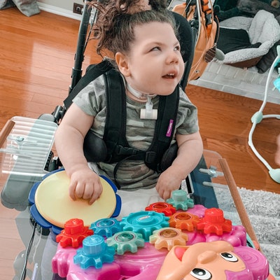 Switch Adapted Spin Art Assistive Technology Toy for Special Education ...