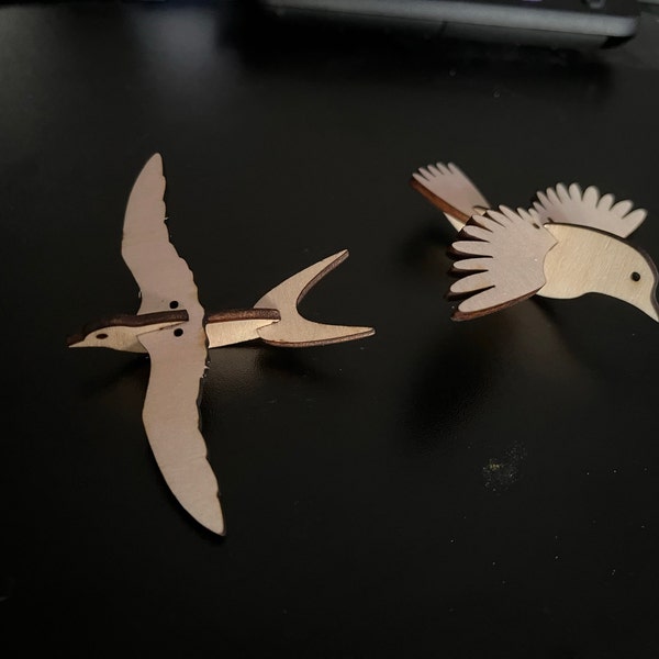 Laser Cut Birds Svg Bird Plywood Laser Engraved Mother Day Dxf Files ...