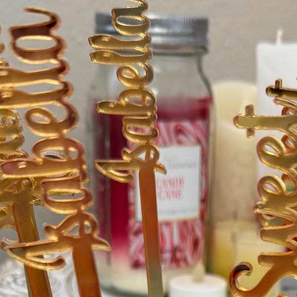 Custom Round Acrylic Cake Topper | Happy Birthday Topper | Personalized ...