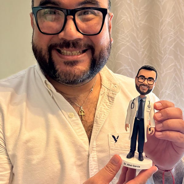 Handmade Custom Marry to Me Kiss Wedding Bobble Head Handmade Polymer ...