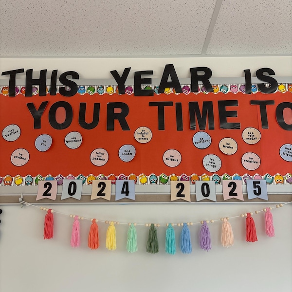 Back to School Bulletin Board, Back to School Motivational Bulletin ...
