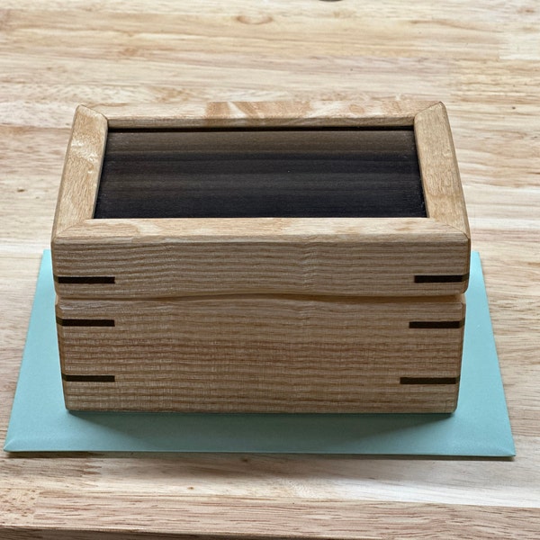 Wooden Box, Gift Box, Stash Box, Handmade, Storage, Keepsake Box, Solid ...