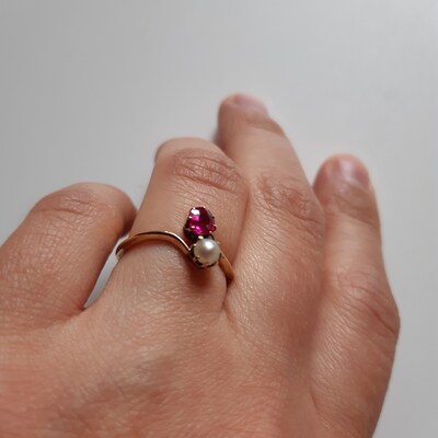 Vintage Retro Napoleon III Sovereign Ring, 18kt Yellow Gold Circa 1950 ...