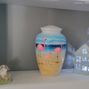 Leopard Print Cremation Urn, Cheetah Print Cremation Urn, Hand Painted ...