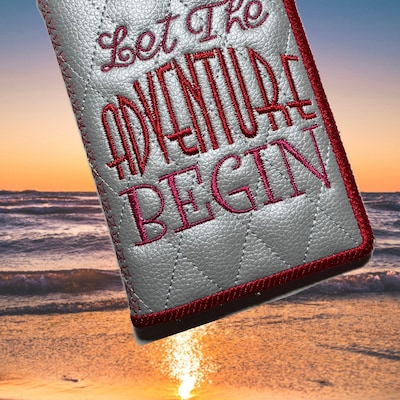 ITH A6 and A5 Set Notebook Cover Machine Embroidery File 8x12 ...