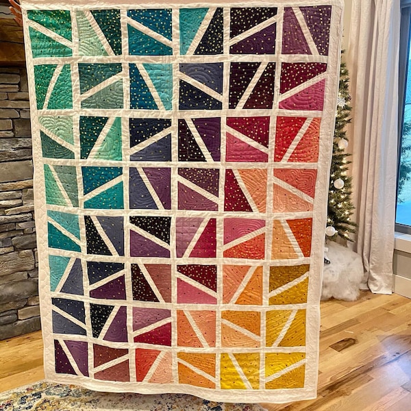 Color Jolt Quilt Pattern - Etsy