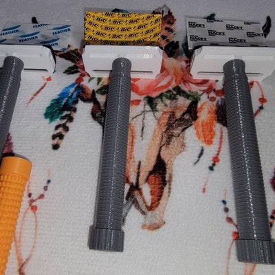 3D Printed adjustable Hybrid Double Edge Safety Razor by Superior Cuts ...