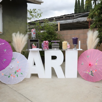BABY Foam Letters, , Table Base Letters, Big Letters, Styrofoam Letters ...