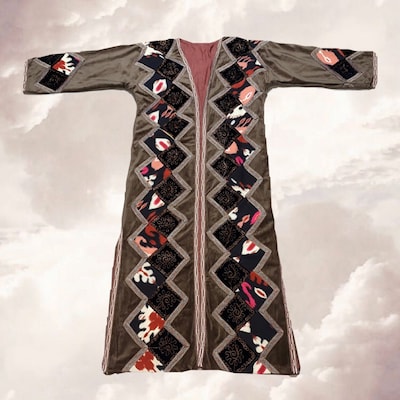 Antique Rare Handwoven Embroidered Cape Paranja Uzbek Chapan Handvoven ...