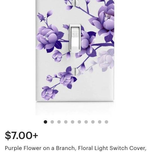 Flamingo With Palm Tree Light Switch Cover, Night Light, Cabinet Knob ...