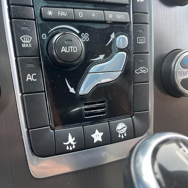 6 Pack Blank Button Decals Stickers: Star, Shell, and Banana X2. Fits ...