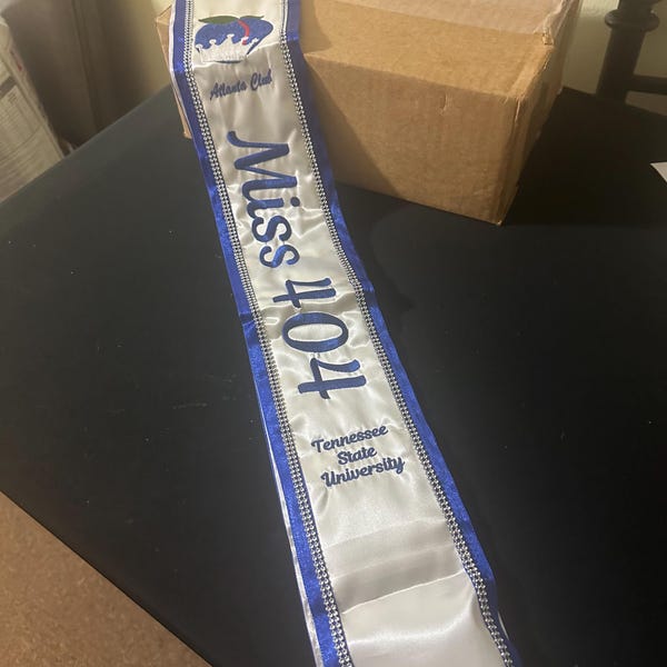 Custom Lace Sash Personalized Sash Customize Sash Embroidery Border ...