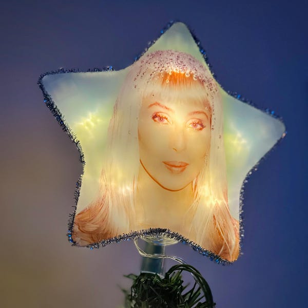 Taylor Swift Christmas Tree Topper Light up Star Eras Swiftie Custom ...