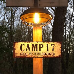 Custom Arched Text Rustic Style Metal Sign With Weathered Appearance 6 ...