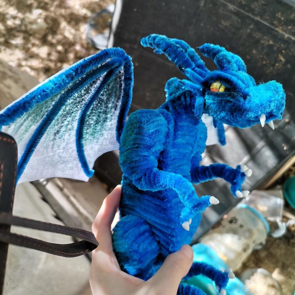 Grey Evil Dragon Doll,custom Plush Dragon Toy,personalized Realistic ...