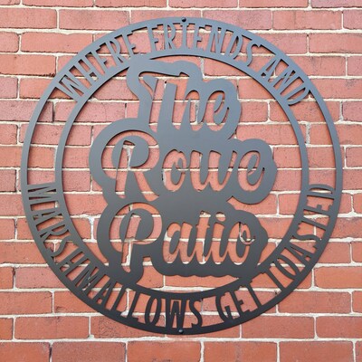 Custom Sign With Your Own Wording Outdoor Metal Sign - Etsy