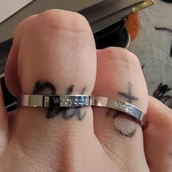 ATEEZ RING/ Personalized Ring, Kpop, Atiny, Subtle Engraved Ring ...