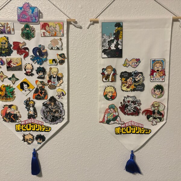 Classic Power Ups Enamel Pin Display Banner | Pin Wall Hanging | Pin ...