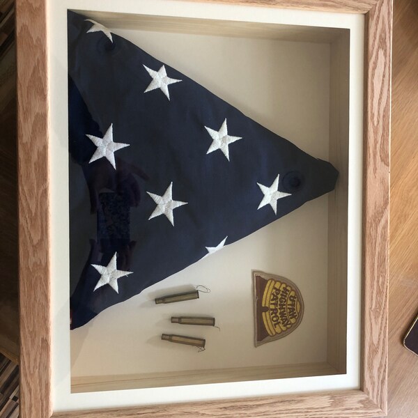 RECTANGLE Oblong Extra Deep Shadow Box Display Frame New Solid Oak ...