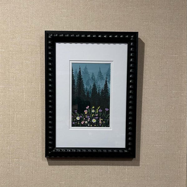 Chunky Bead Black Picture Frame- Custom Framing- A3 A4 A5 4x4 5x7 8x10 ...