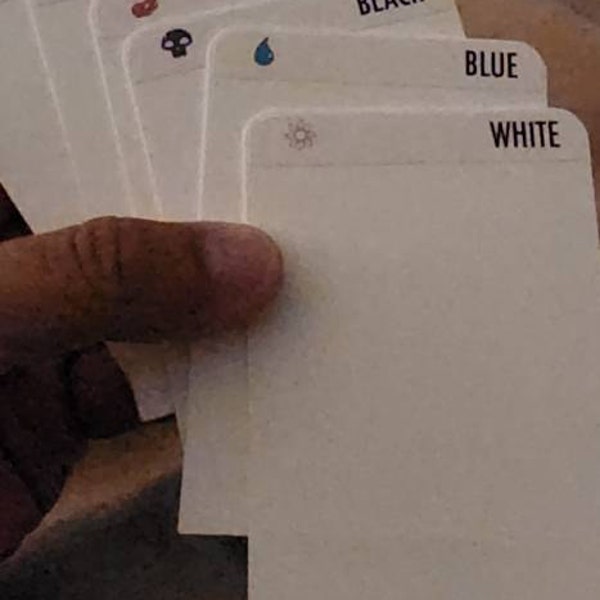 Sort MTG by Color Combinations | Trading Card Dividers W/ FREE Labels ...