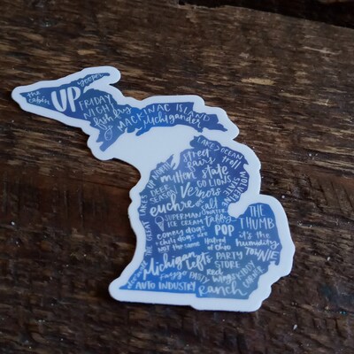 Wisconsin Sayings Sticker Minimalistic Wisconsin State - Etsy