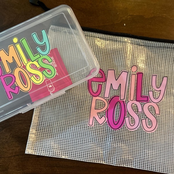 Personalized Pencil Boxes - Pencil Pouch - Pocket Folder With Prongs ...