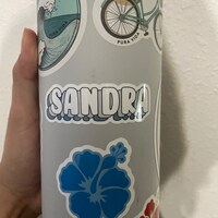 Waterproof Name Decal Personalized Vinyl Sticker NAME STICKER ...